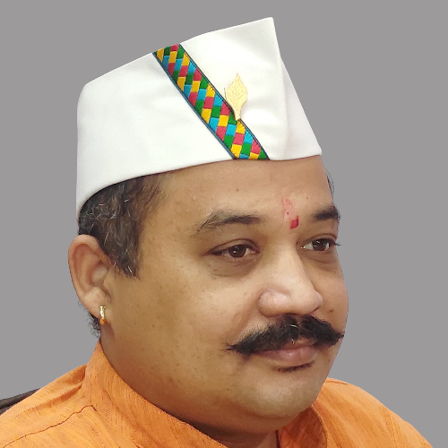 Traditional Pahadi Uttarakhand Cap Topi White Colour